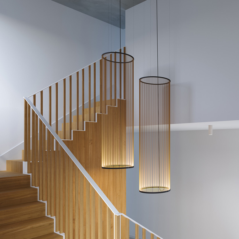 Vibia Array LED Cylindrical Pendant Light