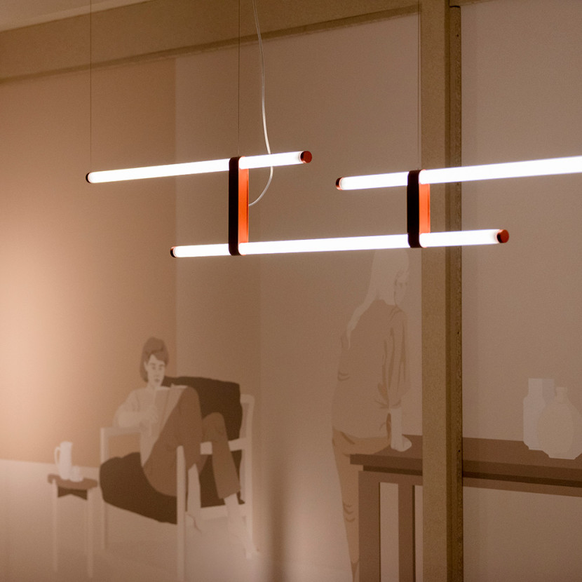 Axolight Paralela LED Linear Suspension