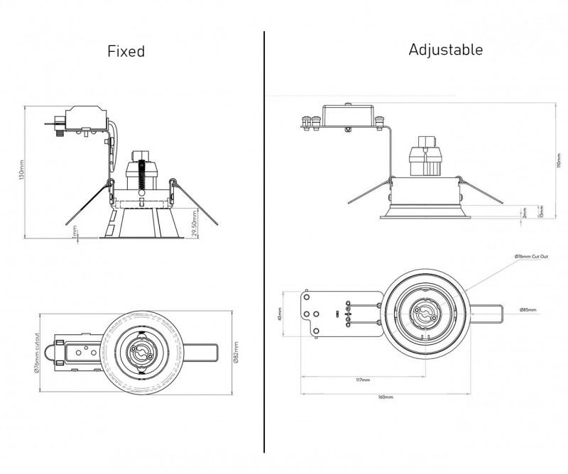 Astro Minima Round Recessed Light